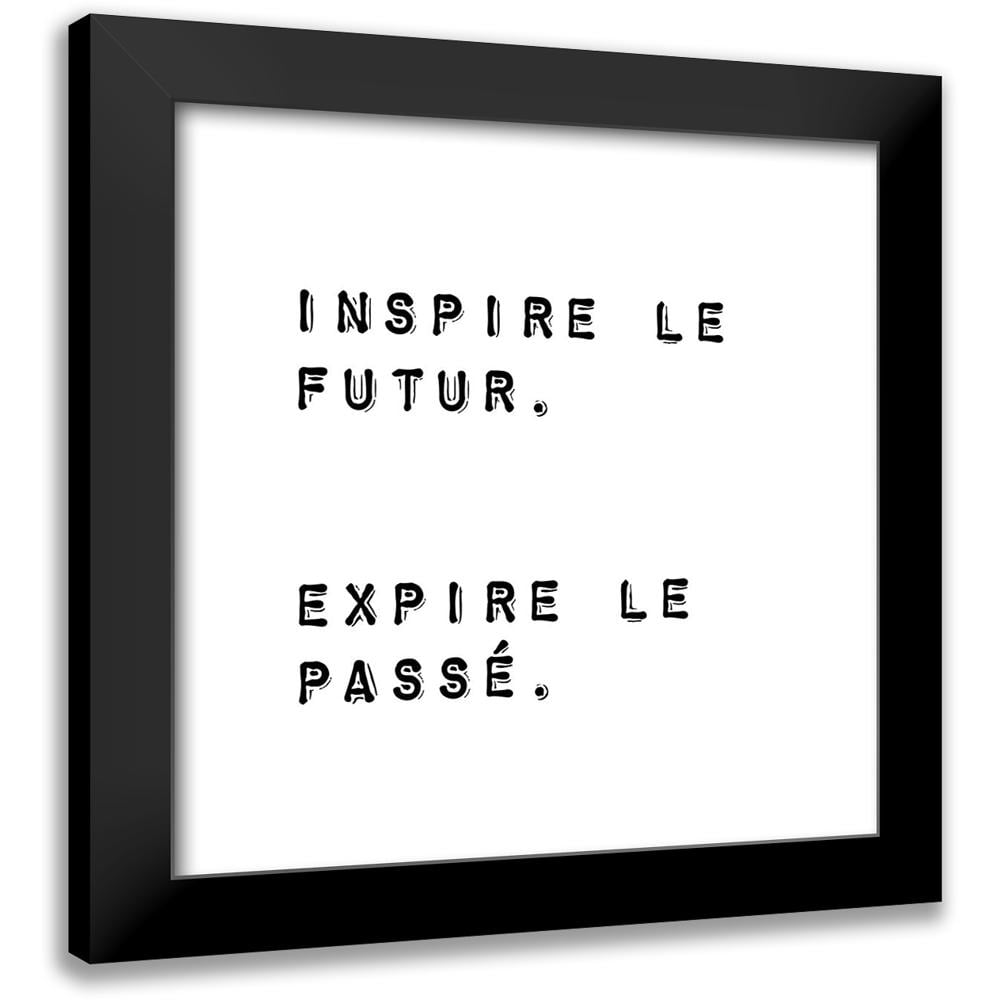 Atelier B Art Studio 15x15 Black Modern Framed Museum Art Print Titled - INSPIRE THE FUTURE ...