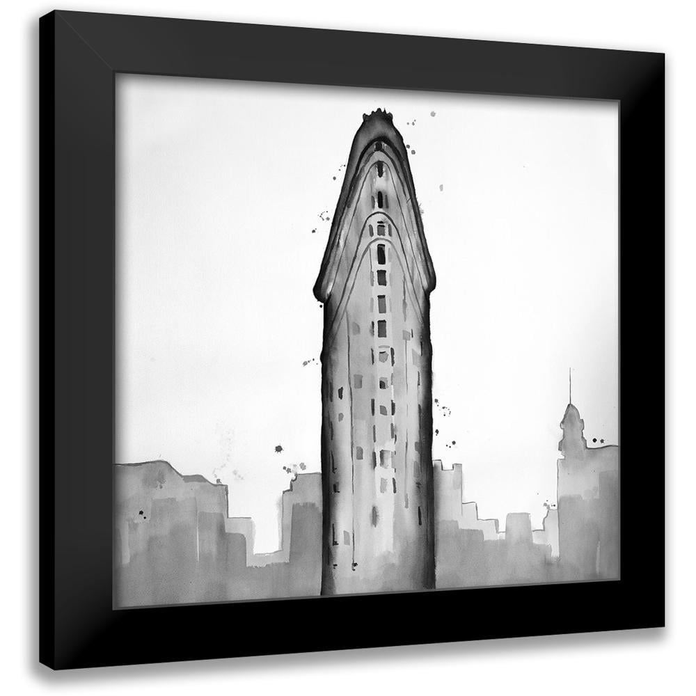 Atelier B Art Studio 15x15 Black Modern Framed Museum Art Print Titled ...