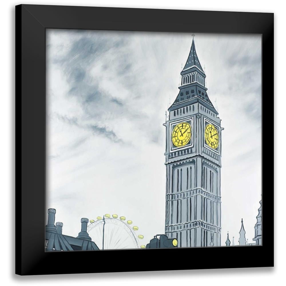 Atelier B Art Studio 15x15 Black Modern Framed Museum Art Print Titled ...