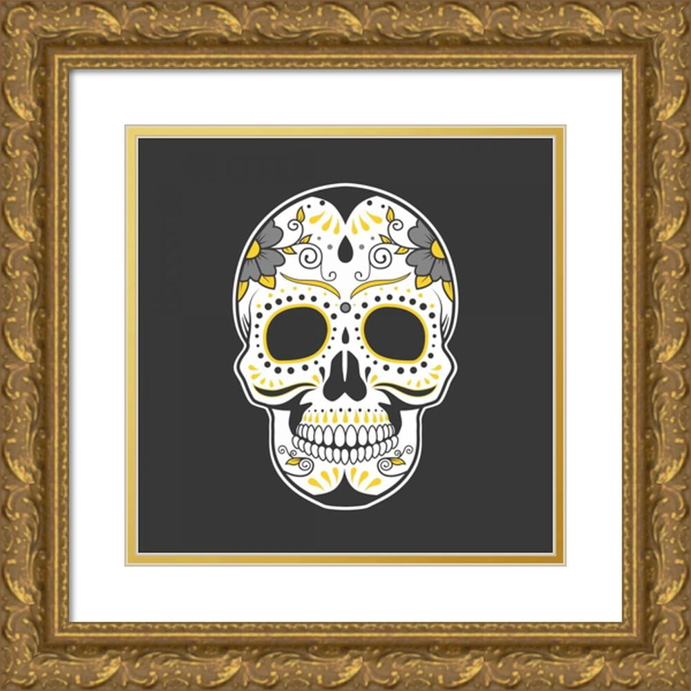 Atelier B Art Studio 15x15 Gold Ornate Wood Framed with Double Matting ...