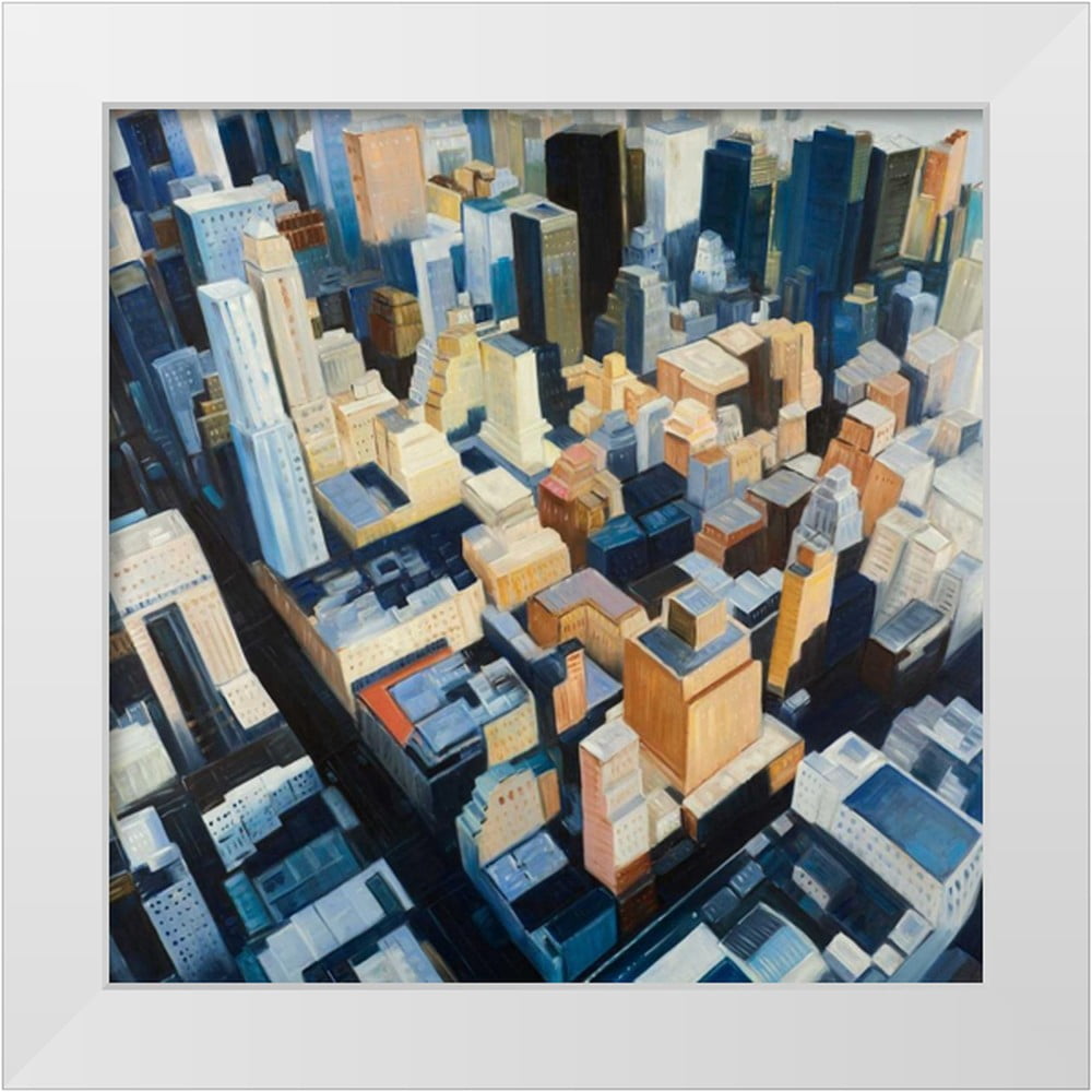 Atelier B Art Studio 15x15 White Modern Wood Framed Museum Art Print ...