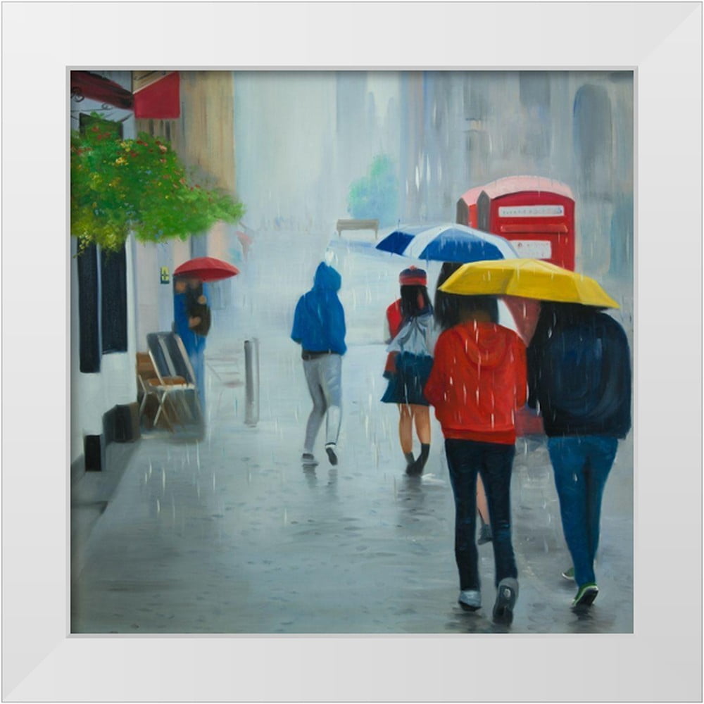 Atelier B Art Studio 15x15 White Modern Wood Framed Museum Art Print ...