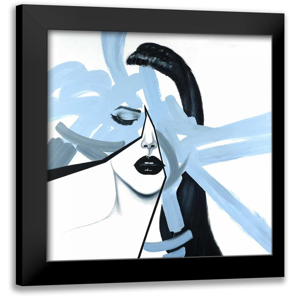 Atelier B Art Studio 20x20 Black Modern Framed Museum Art Print Titled ...