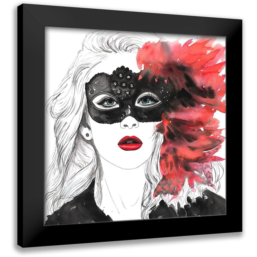 Atelier B Art Studio 20x20 Black Modern Framed Museum Art Print Titled ...