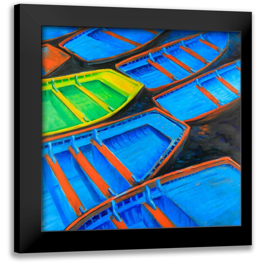 Atelier B Art Studio 20x20 Black Modern Framed Museum Art Print Titled ...