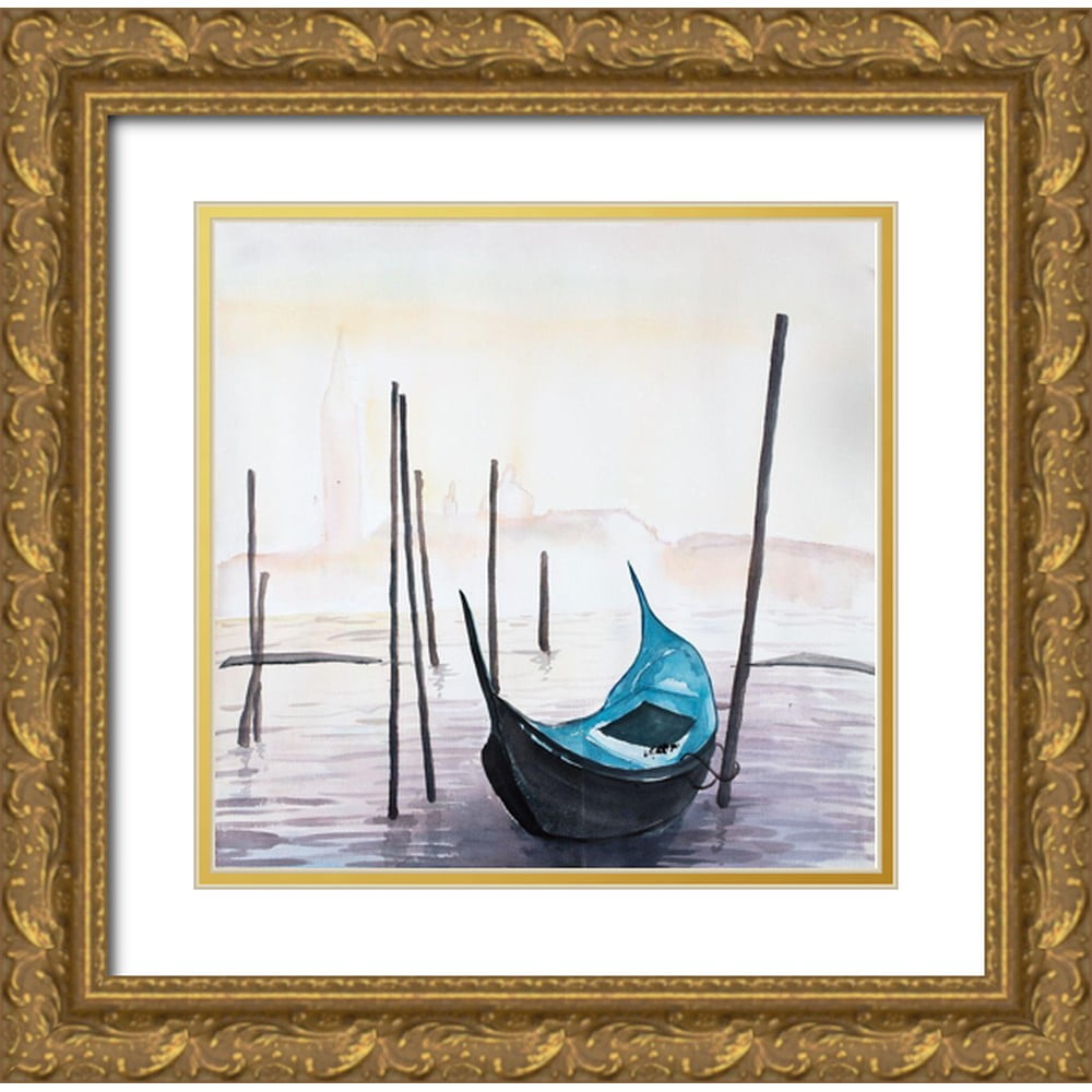 Atelier B Art Studio 20x20 Gold Ornate Wood Framed with Double Matting Museum Art Print Titled ...
