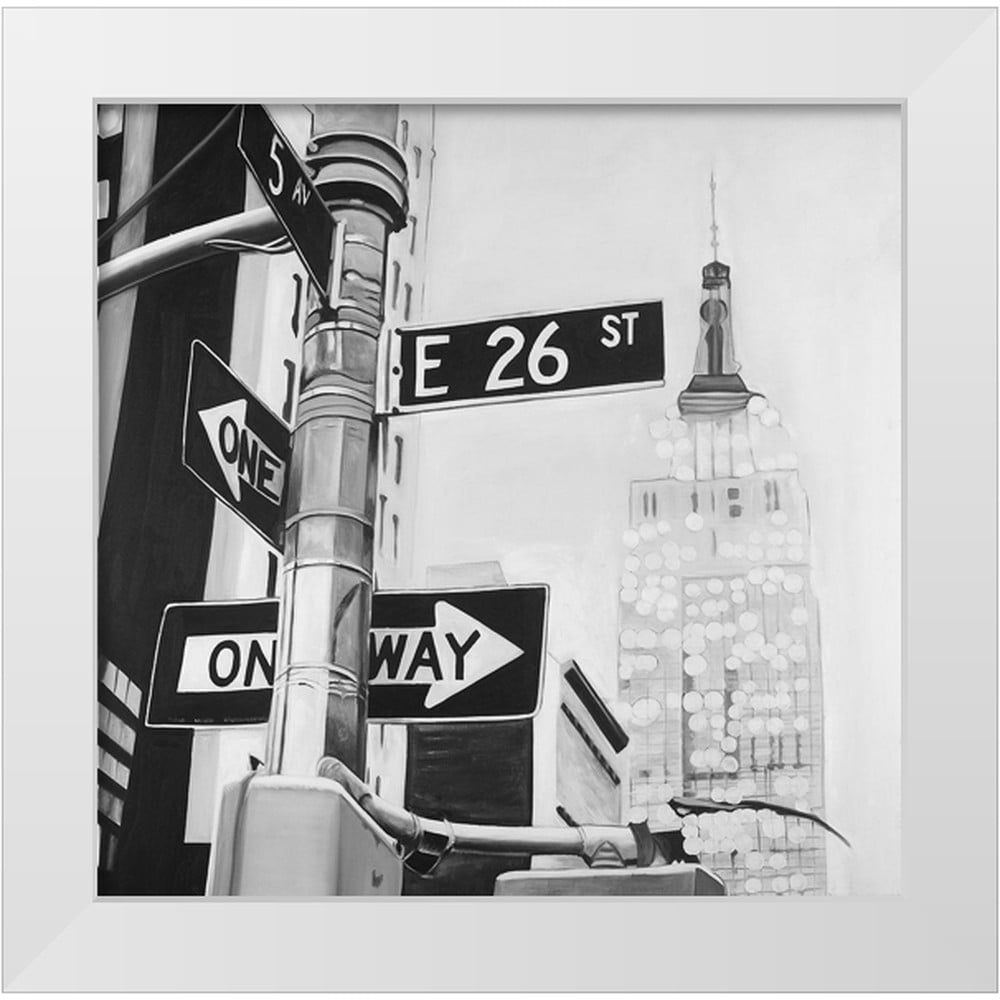 Atelier B Art Studio 20x20 White Modern Wood Framed Museum Art Print ...