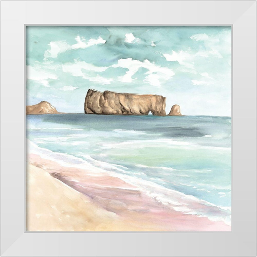 Atelier B Art Studio 20x20 White Modern Wood Framed Museum Art Print Titled - ROCHER PERCé ...