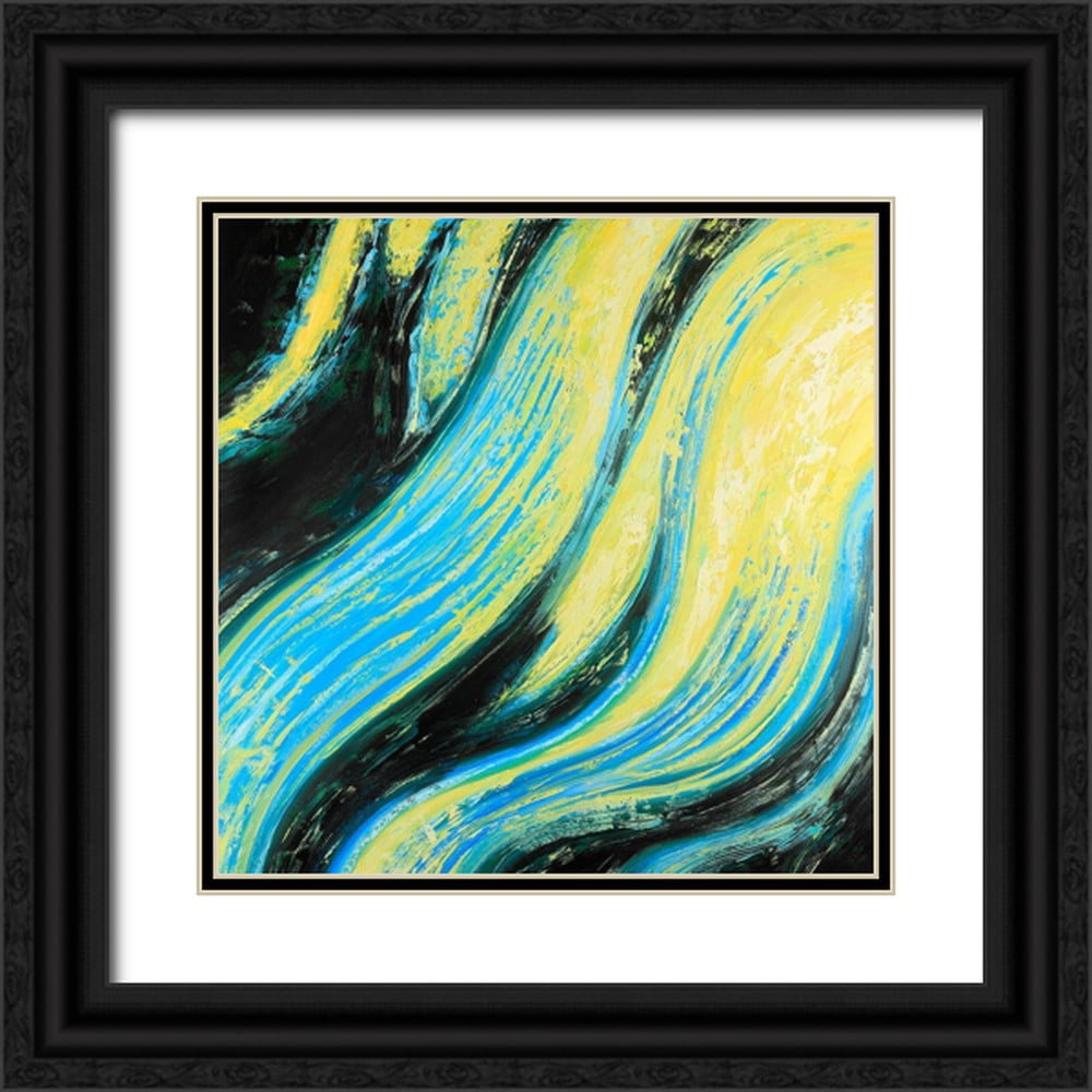 Atelier B Art Studio 26x26 Black Ornate Wood Framed with Double Matting Museum Art Print Titled ...