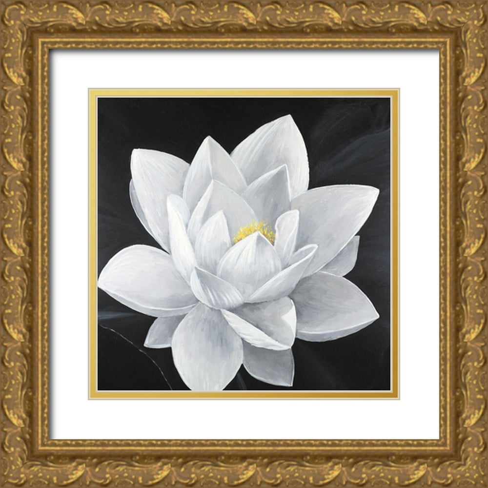 Atelier B Art Studio 26x26 Gold Ornate Wood Framed with Double Matting ...