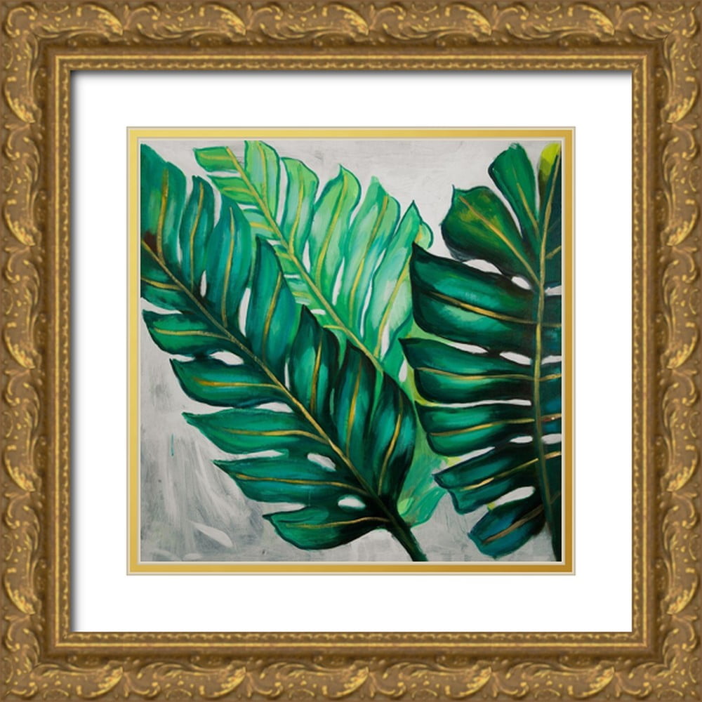 Atelier B Art Studio 26x26 Gold Ornate Wood Framed with Double Matting ...