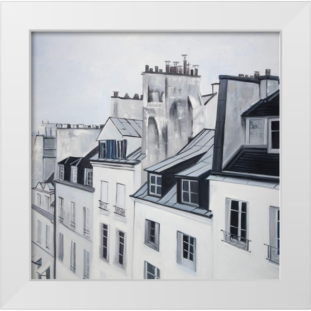 Atelier B Art Studio 26x26 White Modern Wood Framed Museum Art Print ...