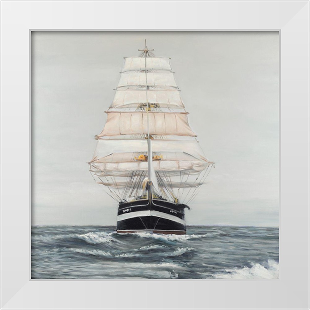 Atelier B Art Studio 26x26 White Modern Wood Framed Museum Art Print ...