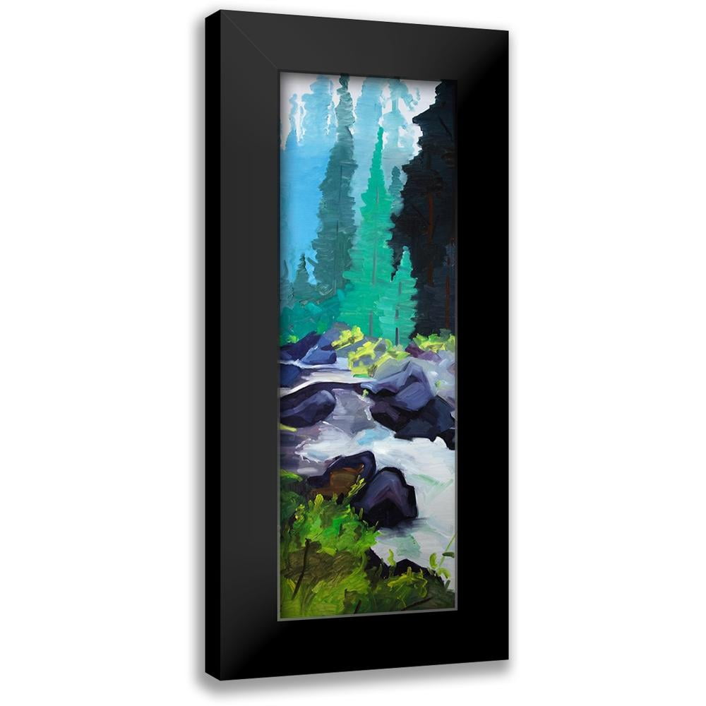 Atelier B Art Studio 9x18 Black Modern Framed Museum Art Print Titled ...
