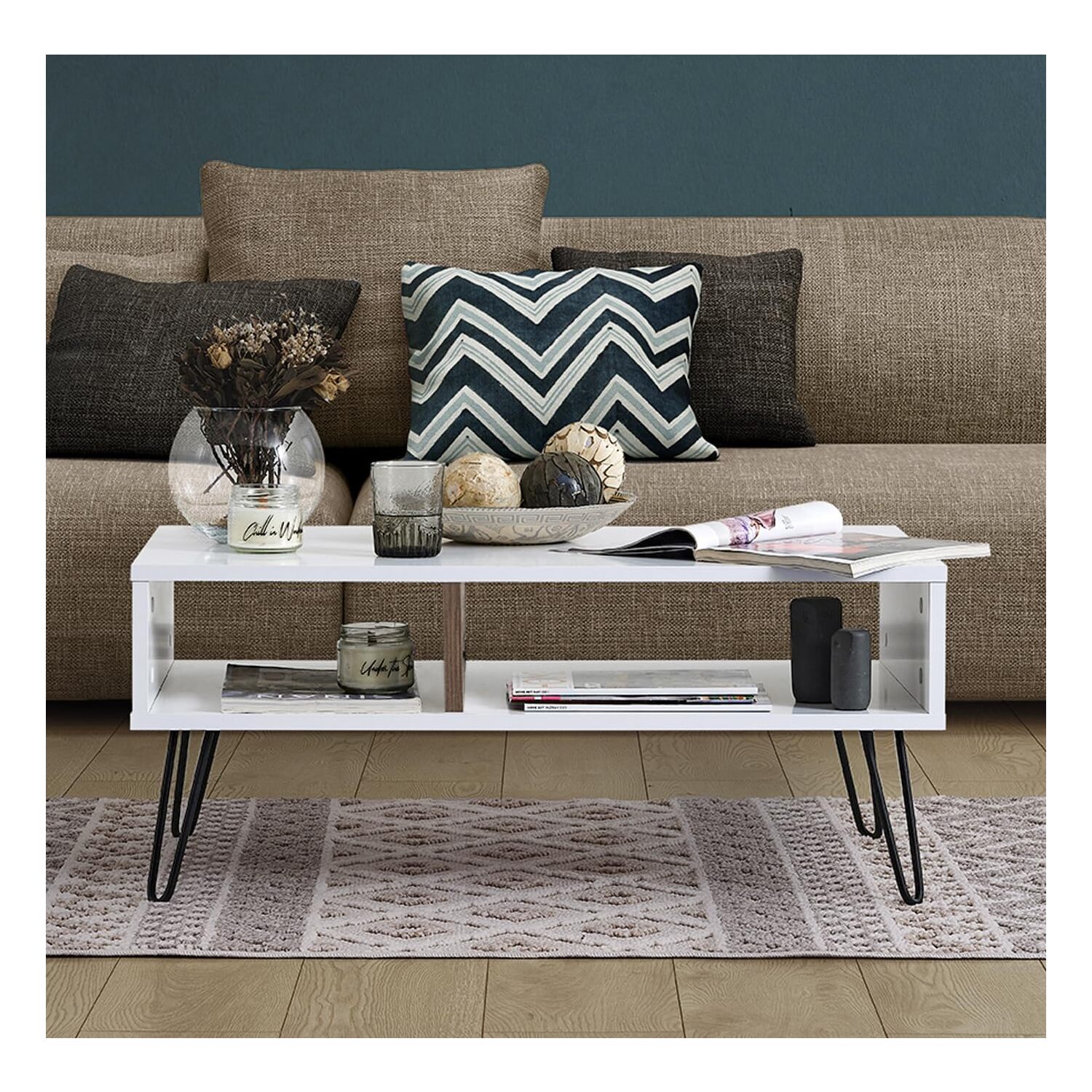 Atelier Mobili Coffee Table for Living Room - Modern White Coffe Table ...