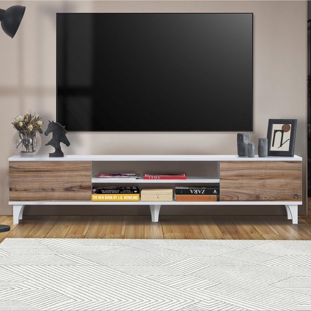 Atelier Mobili Mid Century Modern Farmhouse TV Stand - Entertainment ...