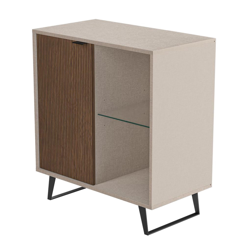Atelier Mobili Sideboard, Storage Cabinet (1 Door, Cotton & Wood ...