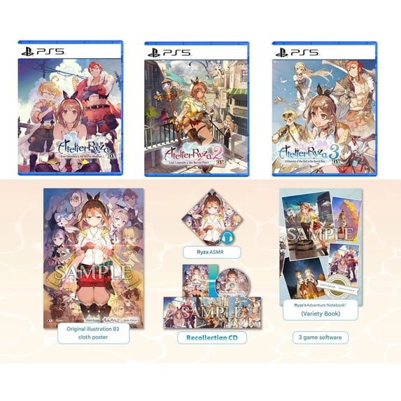 Atelier Ryza Secret Trilogy DX [Premium Box] (JPN Import - Multi ...