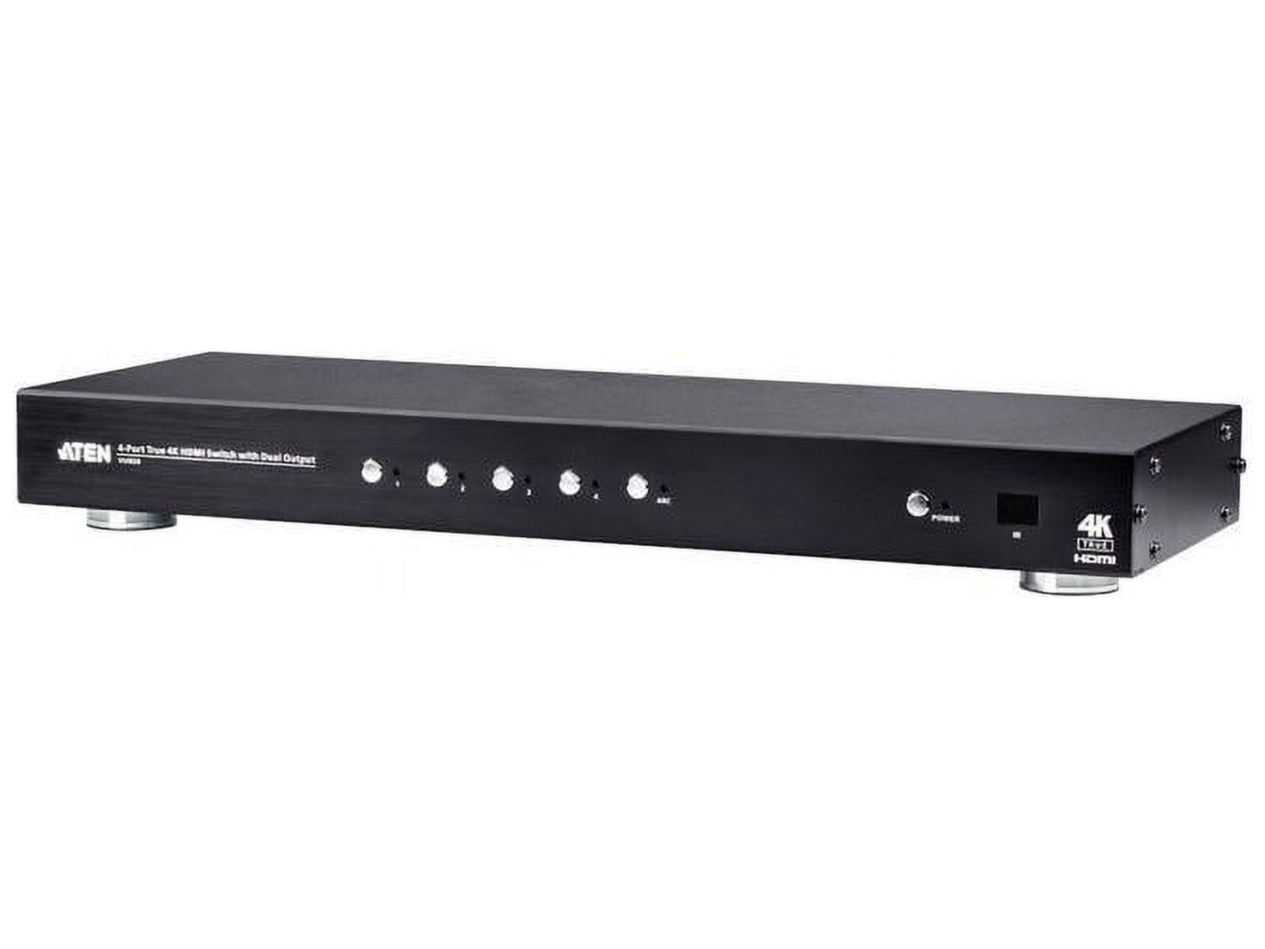ATEN 4-Port True 4K HDMI Switch with Dual Output VS482B - 4096 x 2160 ...