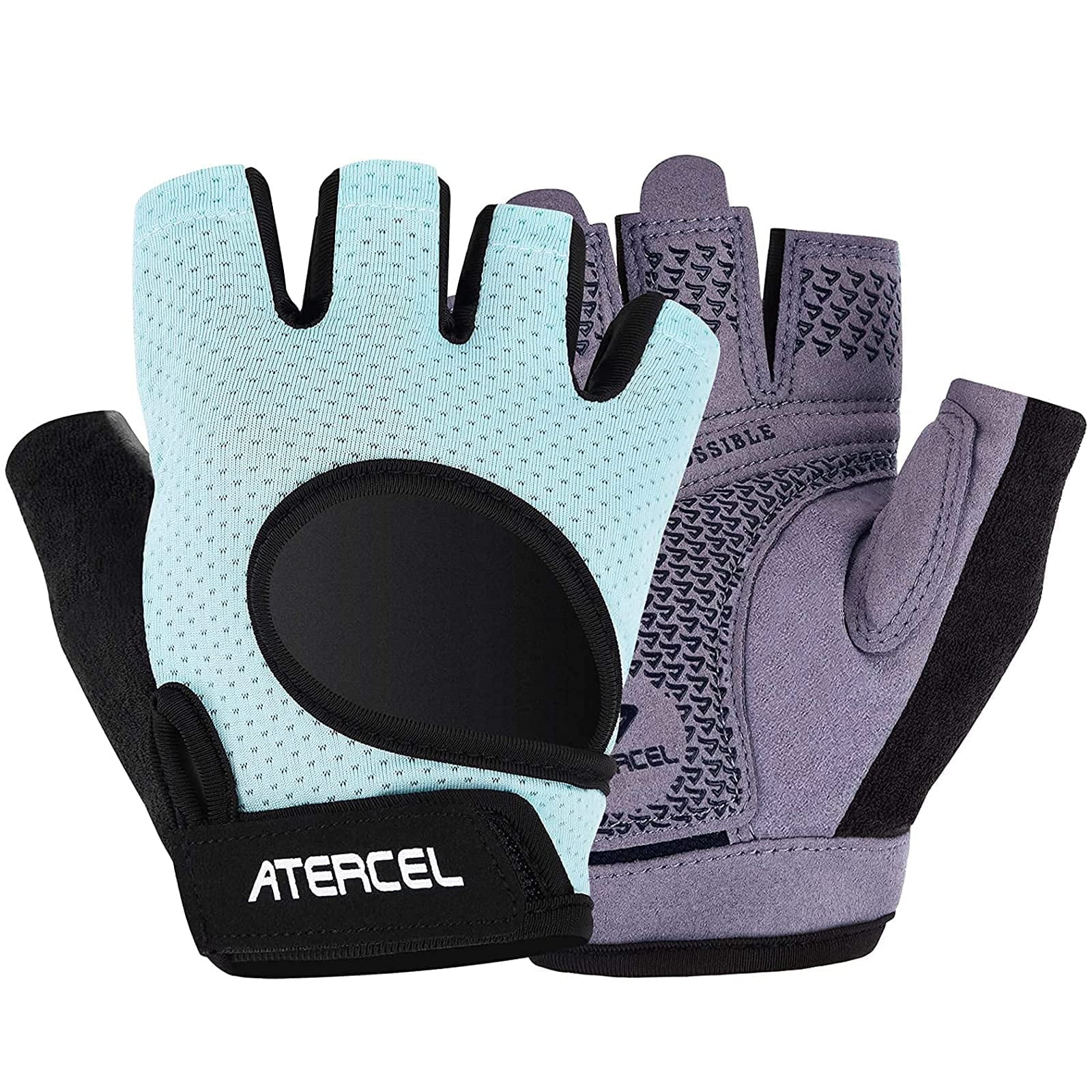 Atercel Fitness Weight Lifting Gloves, Full Palm Protection, for Gym, Cycling, Exercise, Mens ...