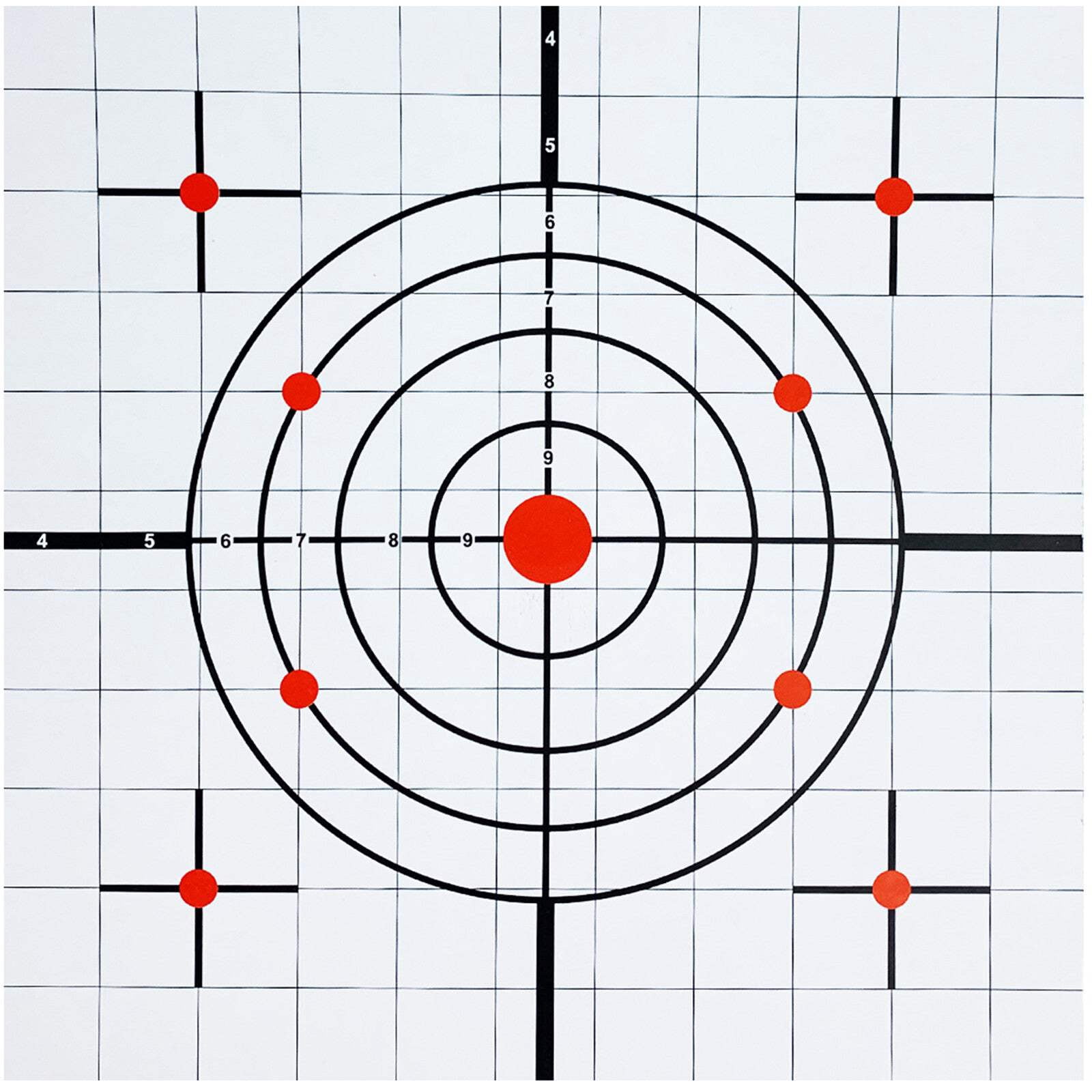 Atflbox 5.5 Inch BB Gun Target Papers for Pellet Trap Shooting Target ...