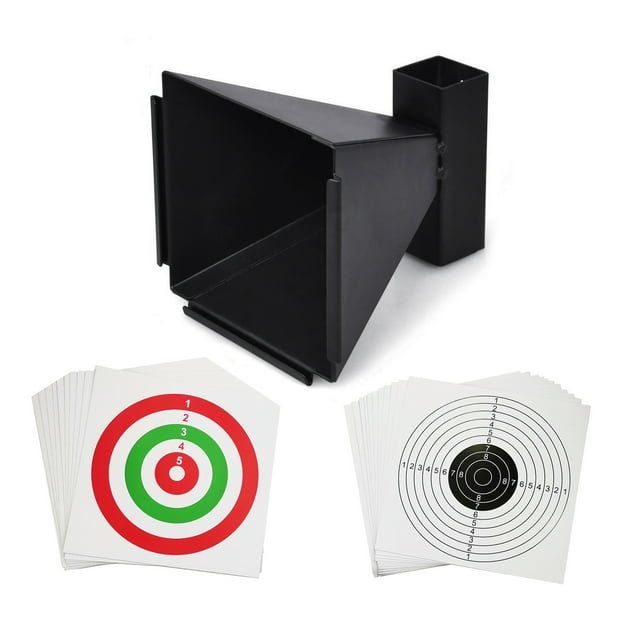 Atflbox 6.7 Inch BB Gun Trap with 20pcs Paper Target Shooting Target ...