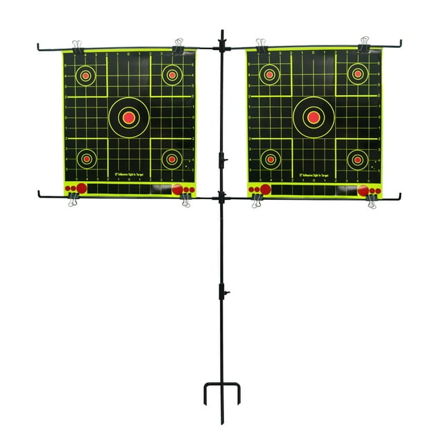 Atflbox Adjustable Shooting Target Stand for Outdoor, Paper Shooting ...