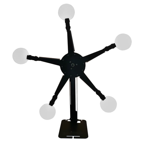 Atflbox Resetting and Rotate The Metal Shooting Target Stand with 5 ...