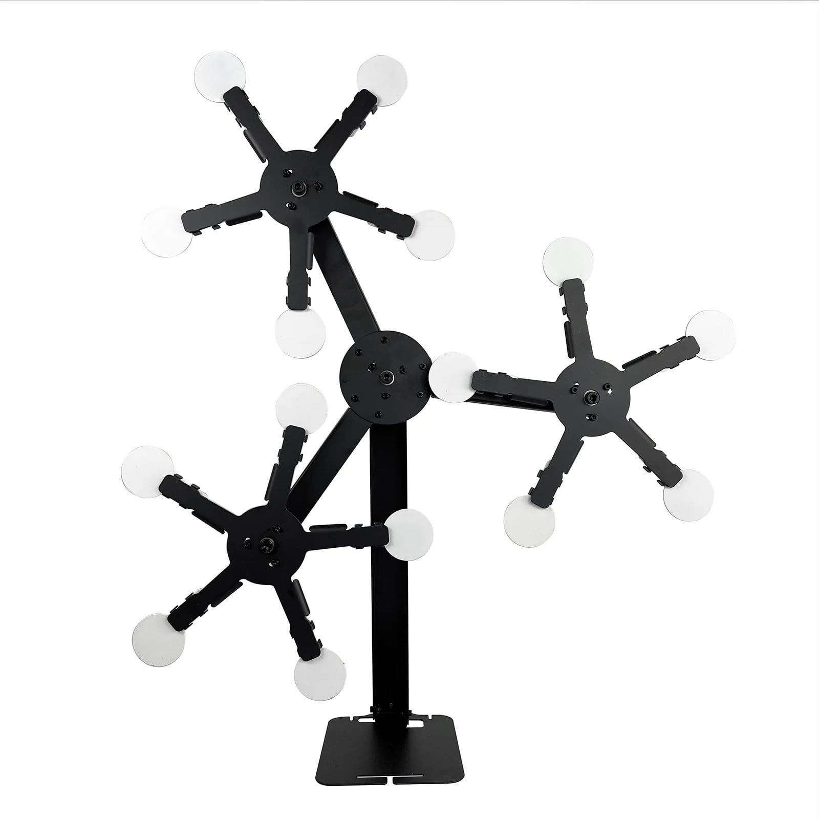Atflbox Three Star Rotate The Metal Shooting Target Stand With 15 Steel ...