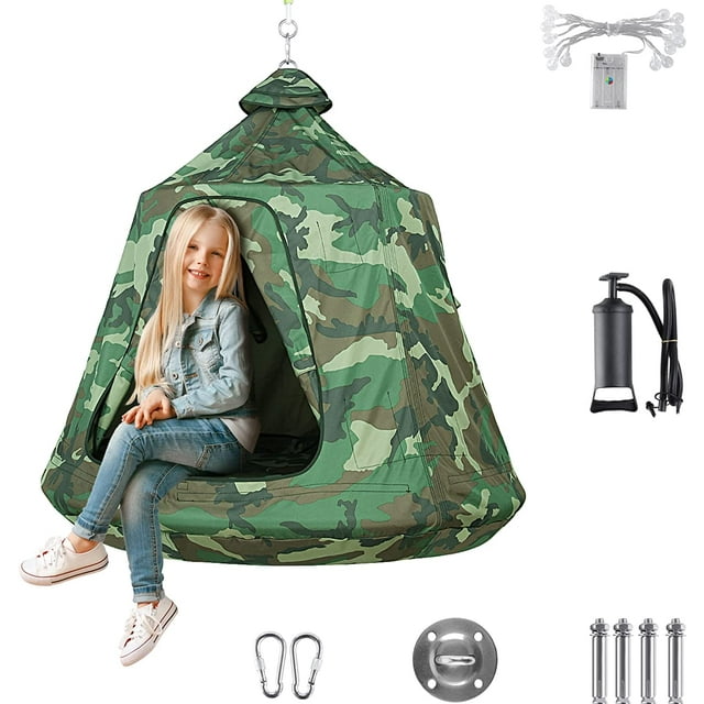 AthLike Hanging Tree Tent for Kid, Indoor Outdoor Hanging Tent ...
