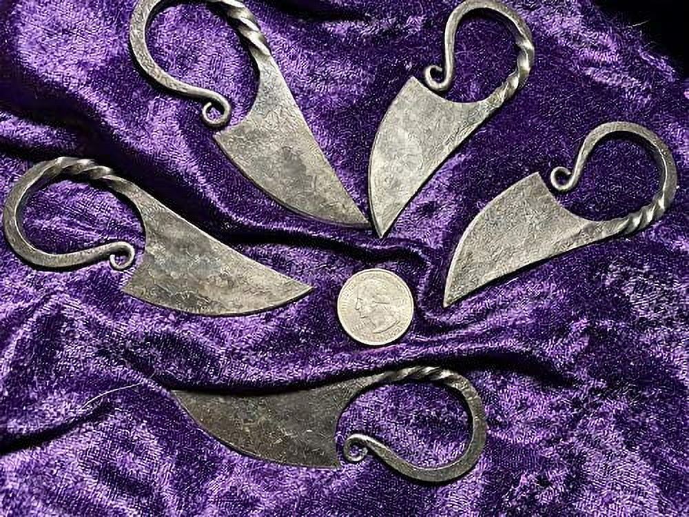 Athame - Hand Forged Railroad Iron Steel 3.75 Inches Altar - Walmart.com