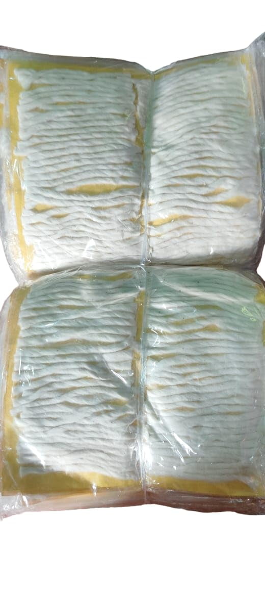 Atharv Long Diya Batti OPack of 9001000 pcs Hand Made White Cotton Long ...