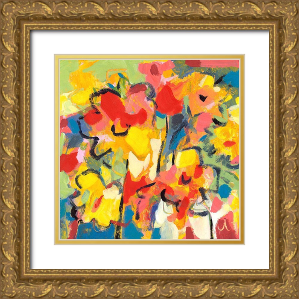 Athas, Vas 15x15 Gold Ornate Wood Framed with Double Matting Museum Art ...