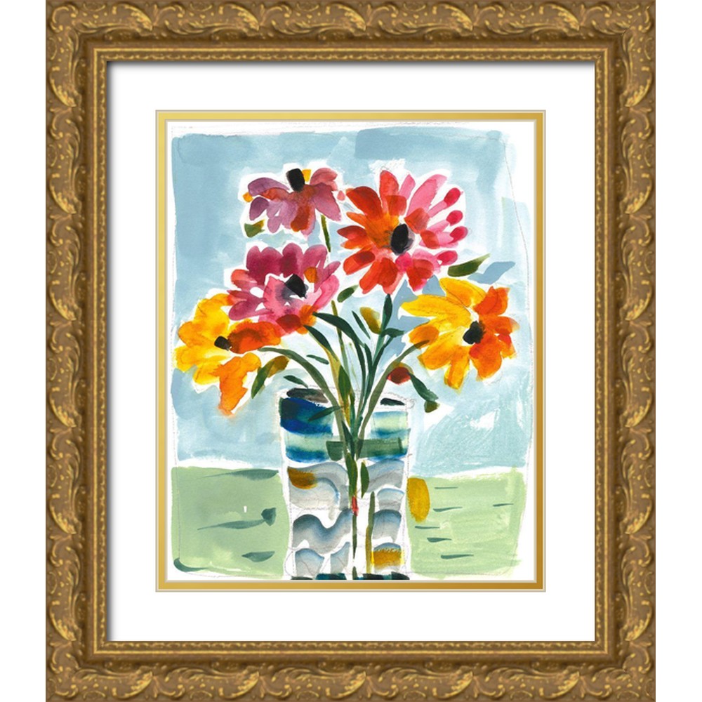 Athas, Vas 15x18 Gold Ornate Wood Framed with Double Matting Museum Art ...