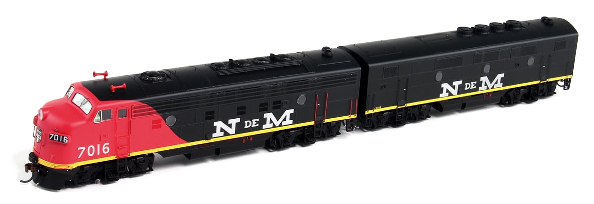 Athearn G22587 HO Nacionales de Mexico EMD FP9A/F2B Diesel Set #7016A ...