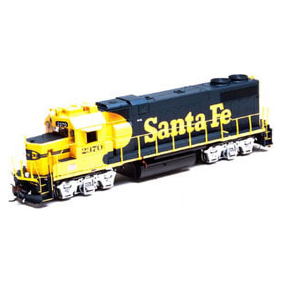 Athearn G65341 HO Santa Fe GP38-2 Diesel Locomotive #2370 (Yellow Warbonnet) - Walmart.com