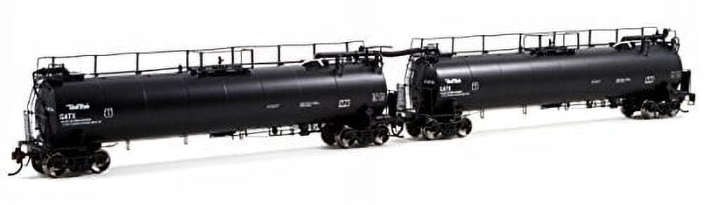 Athearn G67824 HO GATX/Late TankTrain A/B Set (Small Letter No ...
