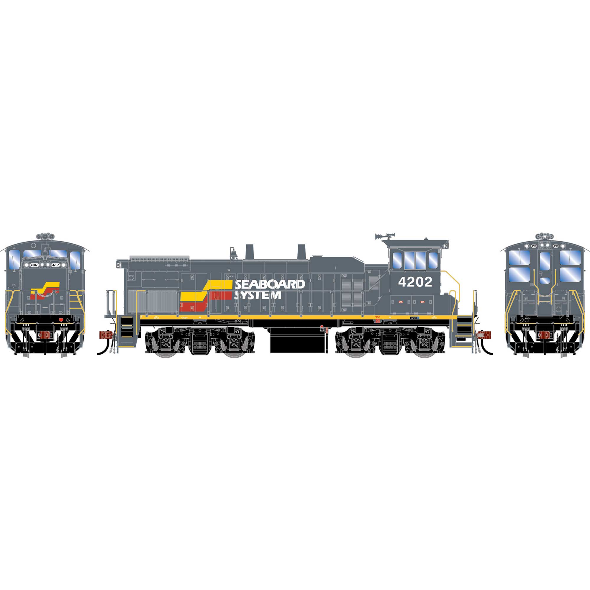 Athearn Genesis HO GEN MP15AC Locomotive w/DCC & Sound SBD #4202 ATHG ...