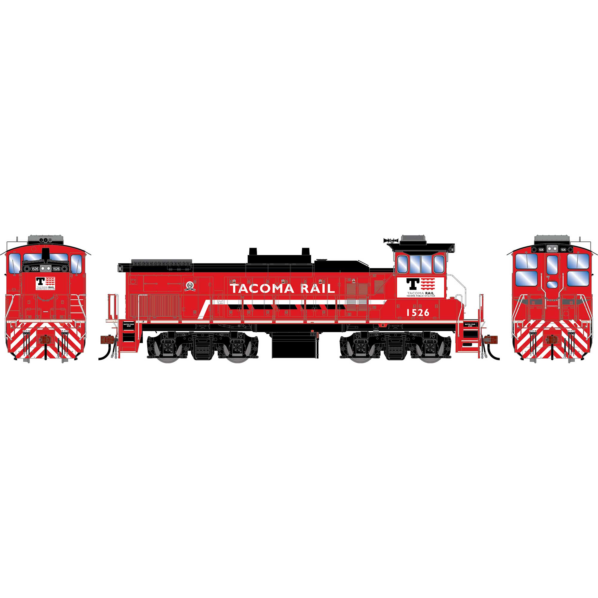 Athearn Genesis HO GEN MP15AC Locomotive w/DCC & Sound TMBL #1526 ATHG ...