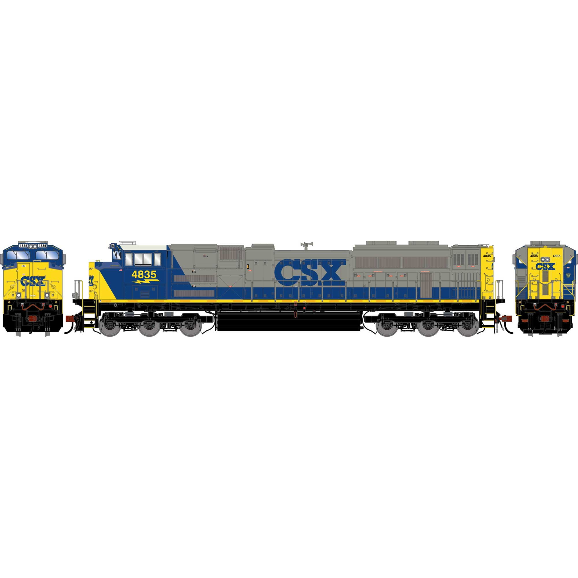 Athearn Genesis HO GEN SD70ACE Locomotive Legendary Liveries CSXT #4835 ATHG-2088 - Walmart.com