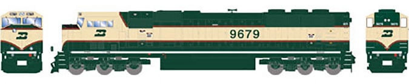 Athearn Genesis HO Scale EMD SD70MAC Phase IV Burlington Northern/BN #9679 - Walmart.com