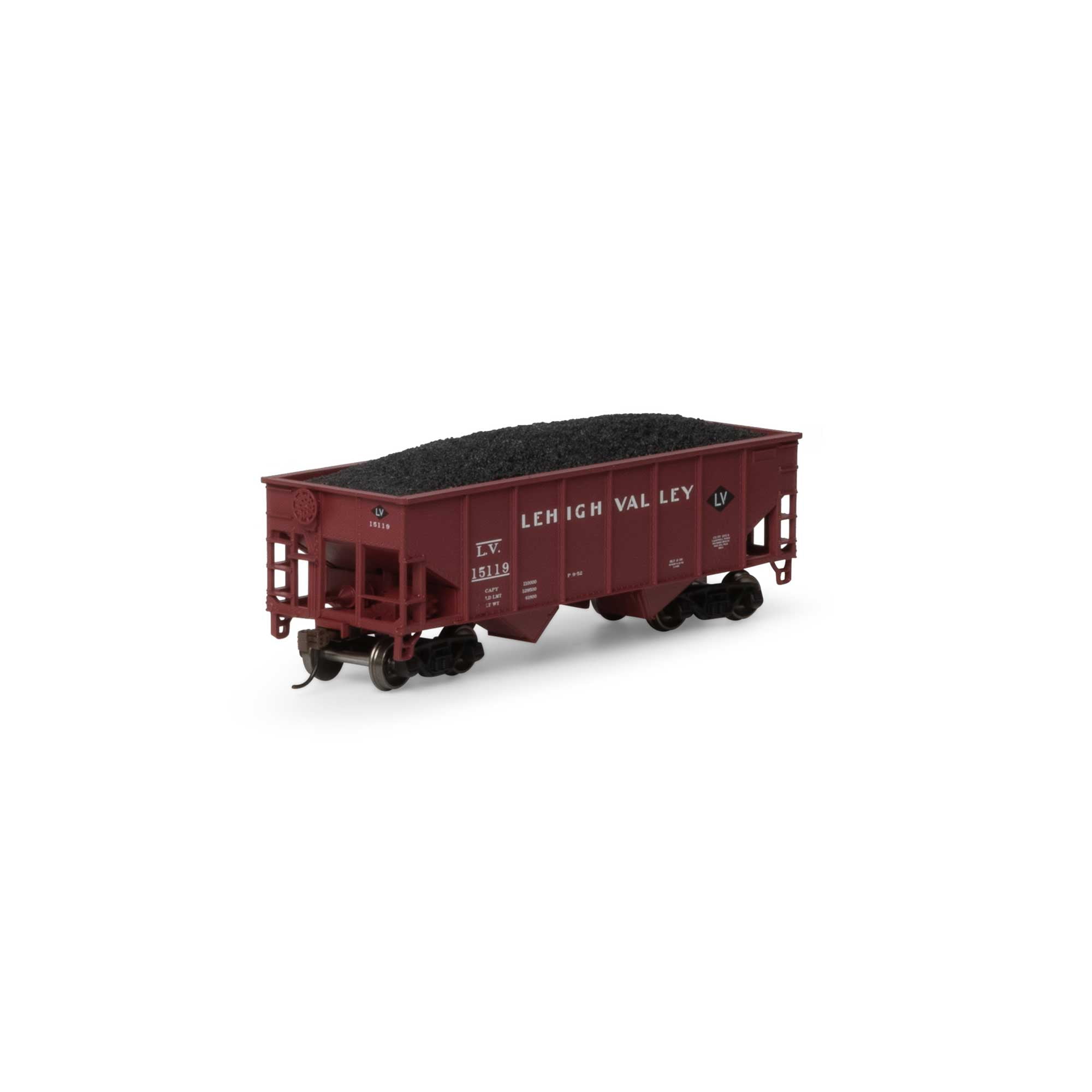 Athearn HO 34' Ribbed Hopper LV #15119 RND1031 HO Rolling Stock ...