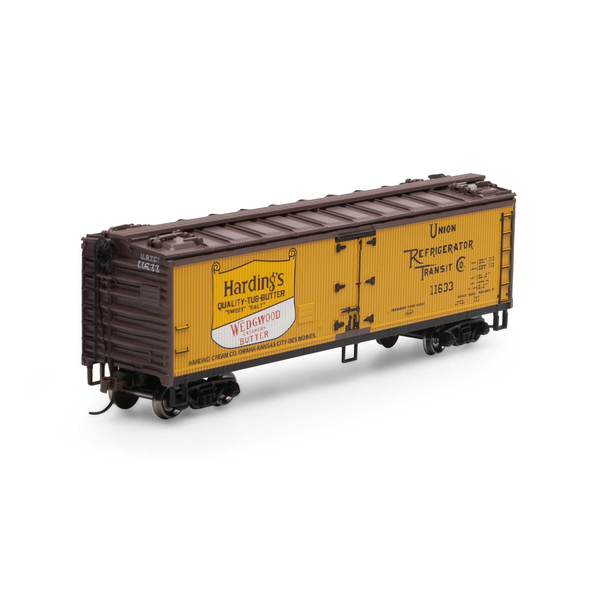 Athearn HO 40' Wood Reefer UTRX #11633 RND06806 HO Rolling Stock ...