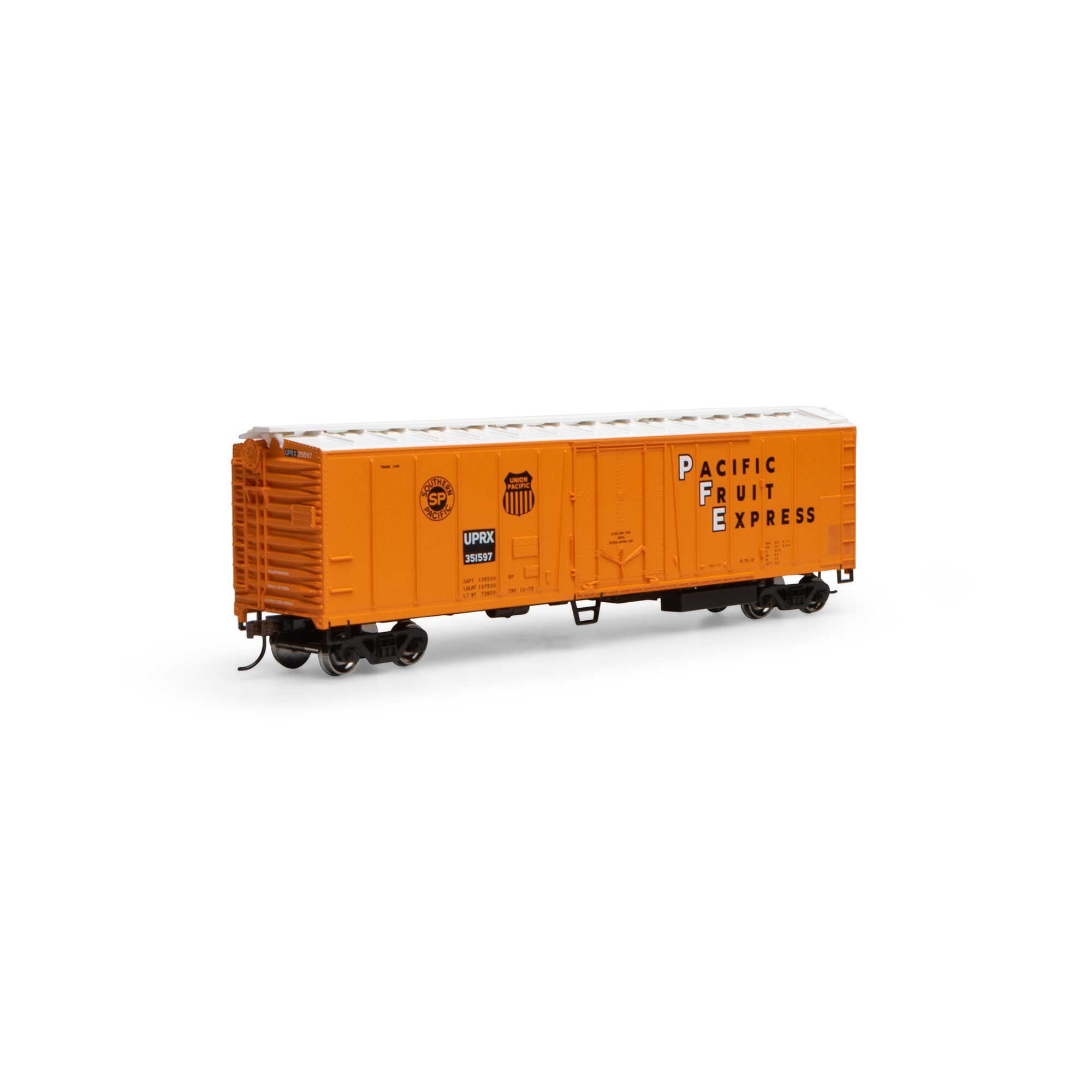 Athearn HO 50' Ex-Post Mechanical Reefer UPRX #351597 RND87998 HO ...