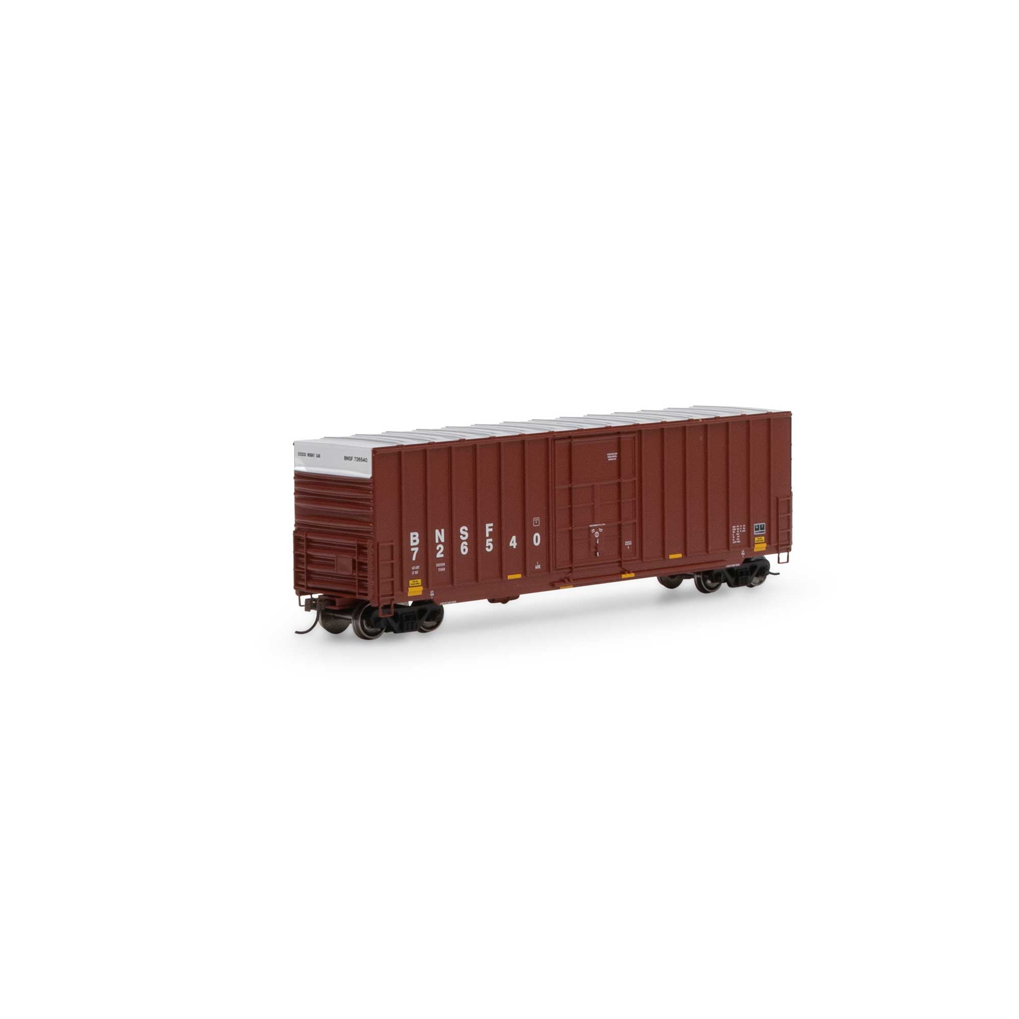 Roundhouse HO 50' Ext Post High Cube Plug Box BNSF #726540 RND1509 HO ...