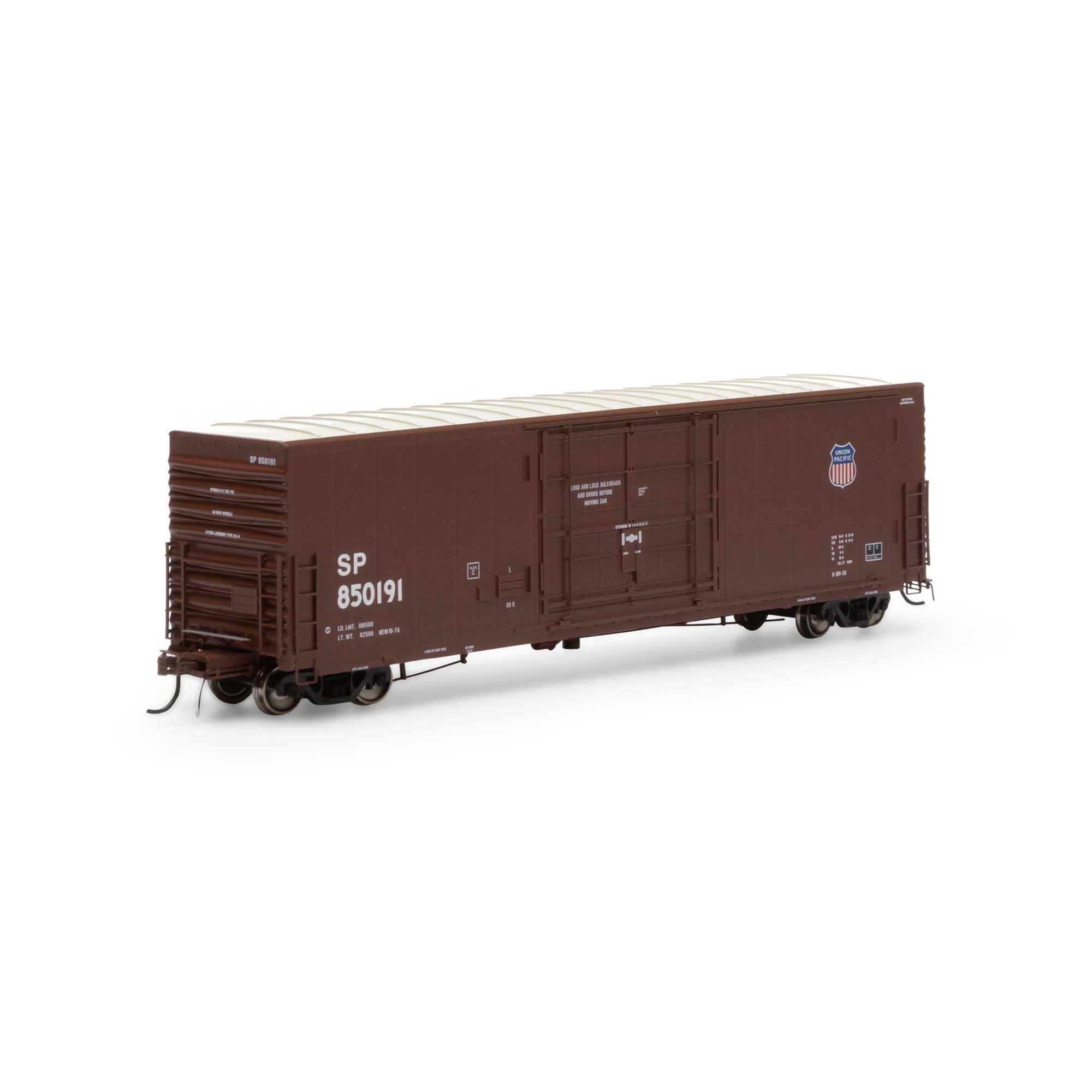 Athearn HO 50' PC&F SS Box w/14' Plug Door UP/SP #850191 ATHG26843 HO ...