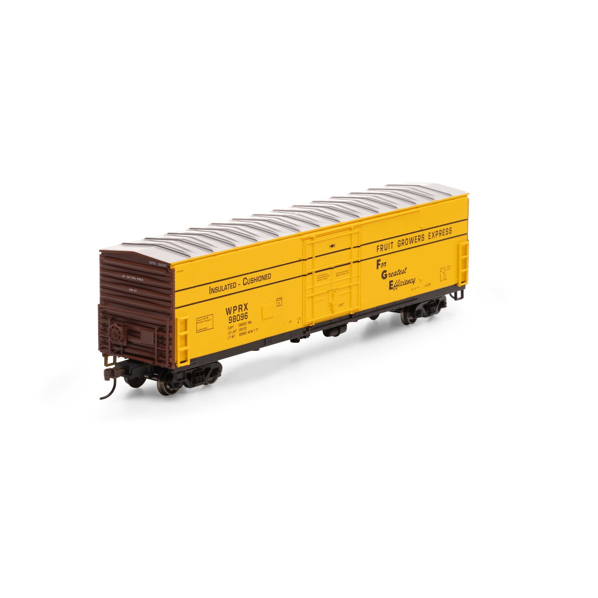 Athearn HO 50' Superior Plug Box WPRX #98096 ATH71064 HO Rolling Stock ...