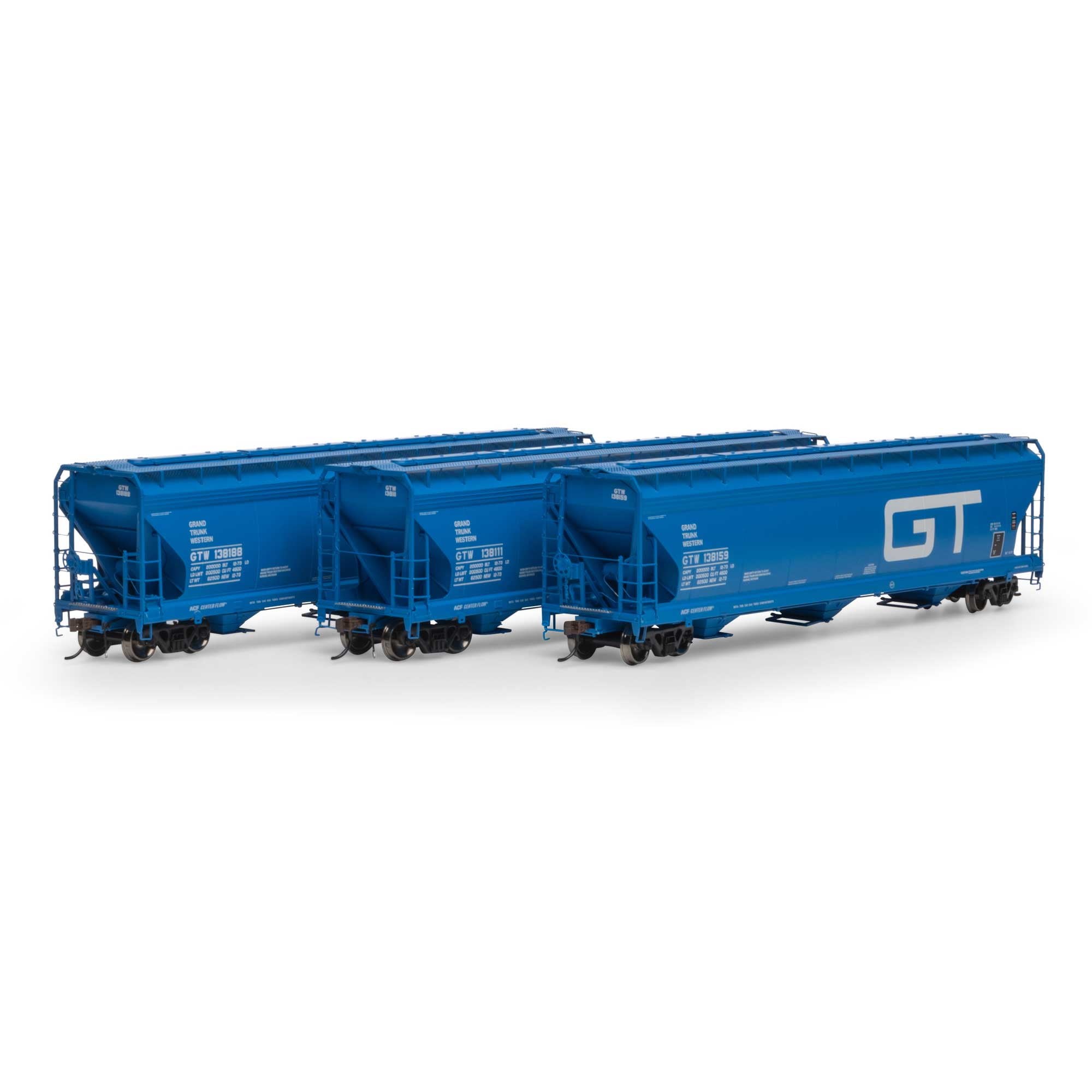 Athearn HO ACF 4600 3-Bay CF Hopper GTW #1 3 ATHG15847 HO Rolling Stock - Walmart.com