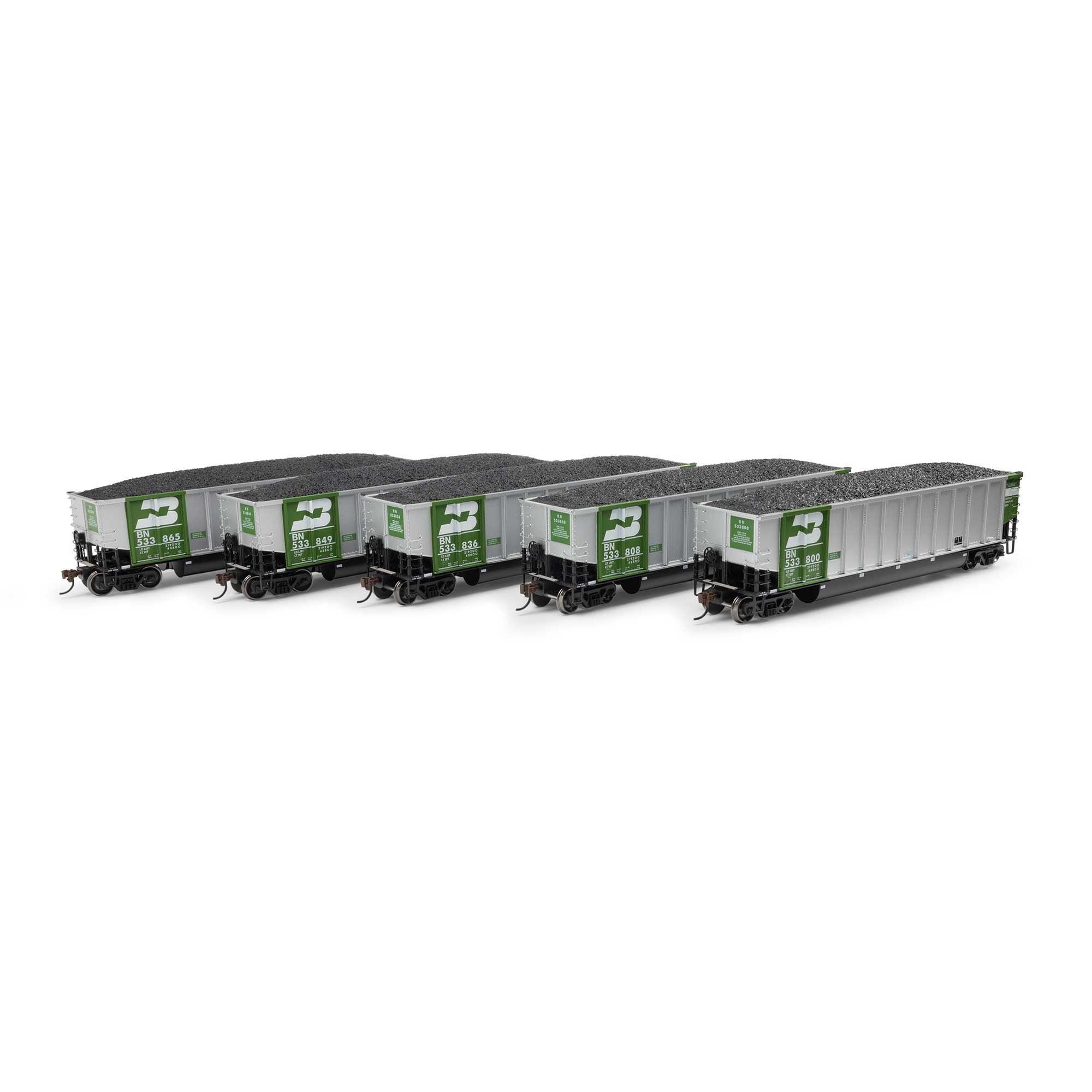 Athearn HO Bethgon Coalporter w/Load BN #1 5 ATH81592 HO Rolling Stock ...