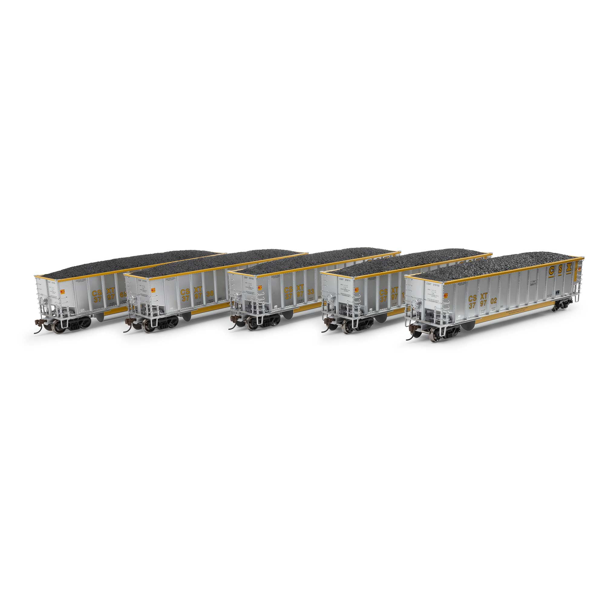 Athearn HO Bethgon Coalporter w/Load CSX #1 5 ATH81601 HO Rolling Stock ...
